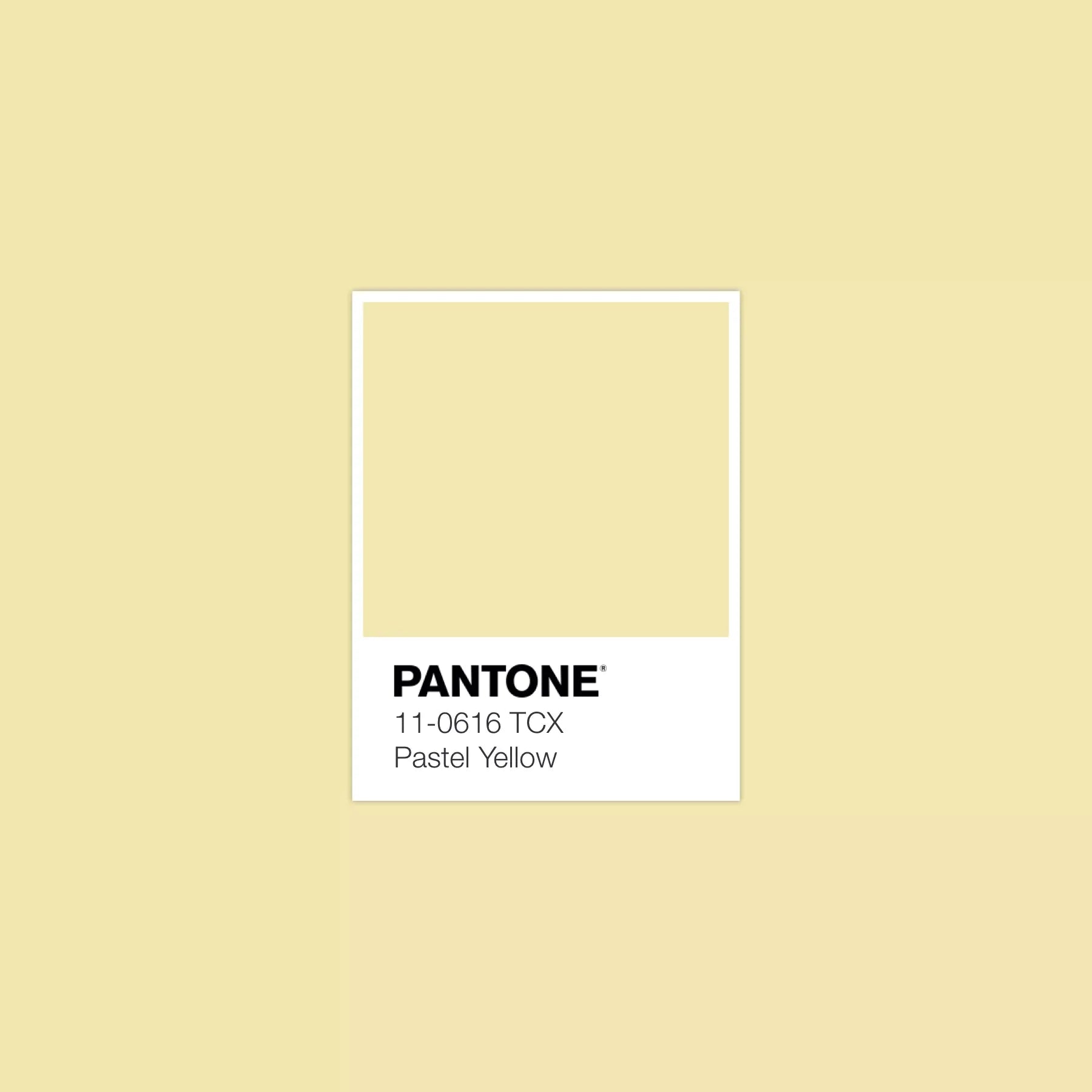 Pantone Pastel Yellow 11-0616 TCX